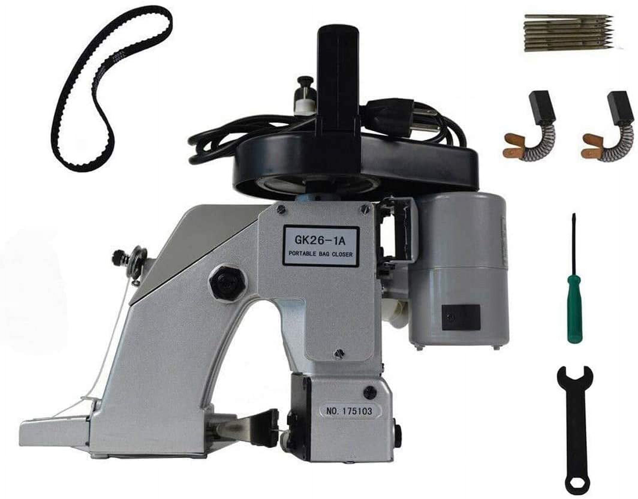 INTBUYING Portable Electric Sewing Machine Bag Closer Stitcher Sack ...