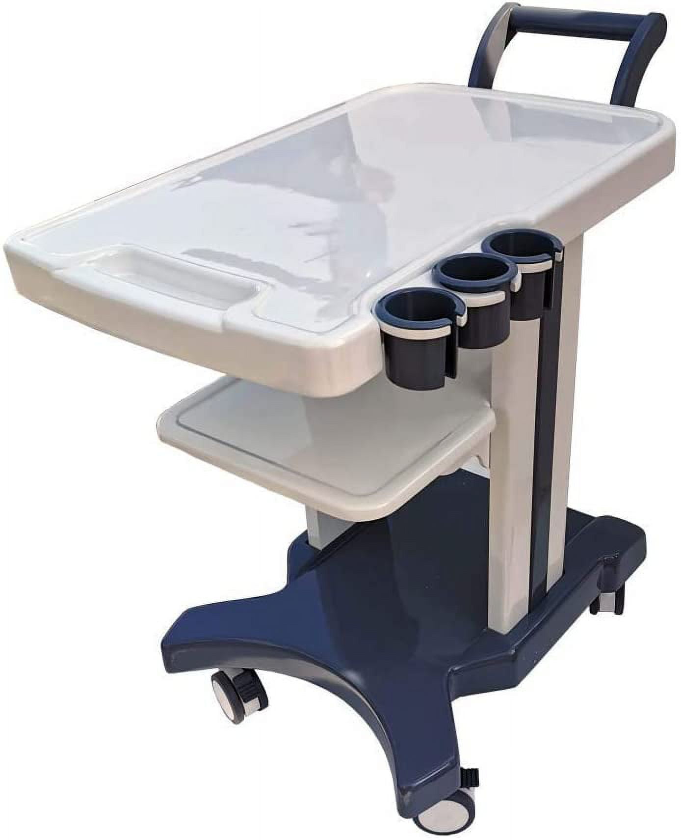 INTBUYING Portable Tool Cart 3 Holes Mobile Trolley Cart with Handle ...