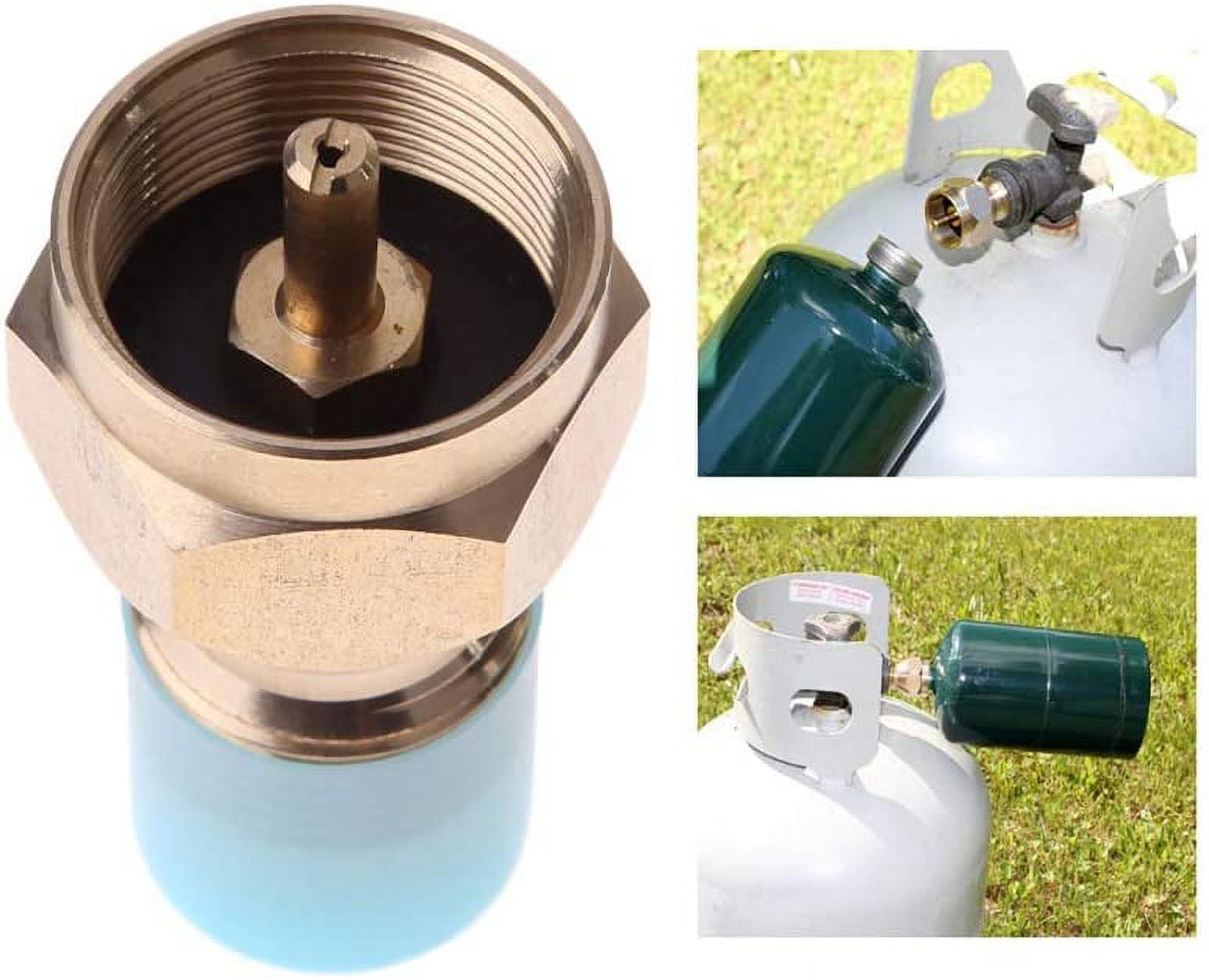 INTBUYING Propane Refill Adapter Coupler Connector Gas Cylinder for ...