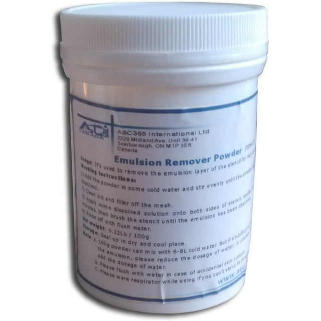 INTBUYING Screen Printing Solvent Emulsion Remover 100g Emulsion Layer ...