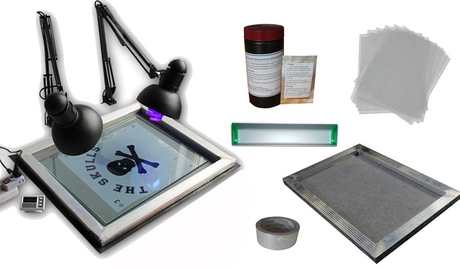 INTBUYING Simple Screen Plate Making Kit Screen Printing Plate Making ...