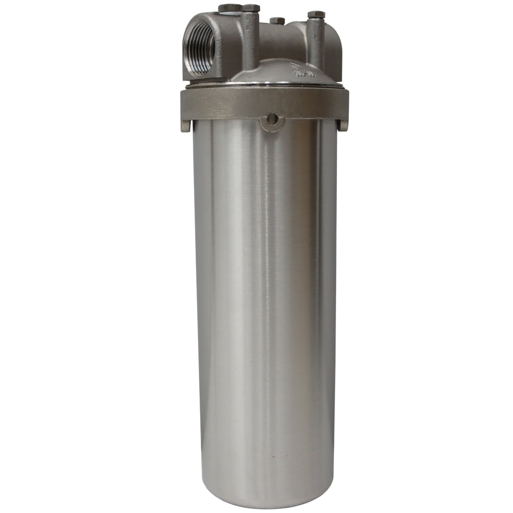 INTBUYING Stainless Steel Heavy-duty Filter Housing for 10"L cartridges ...