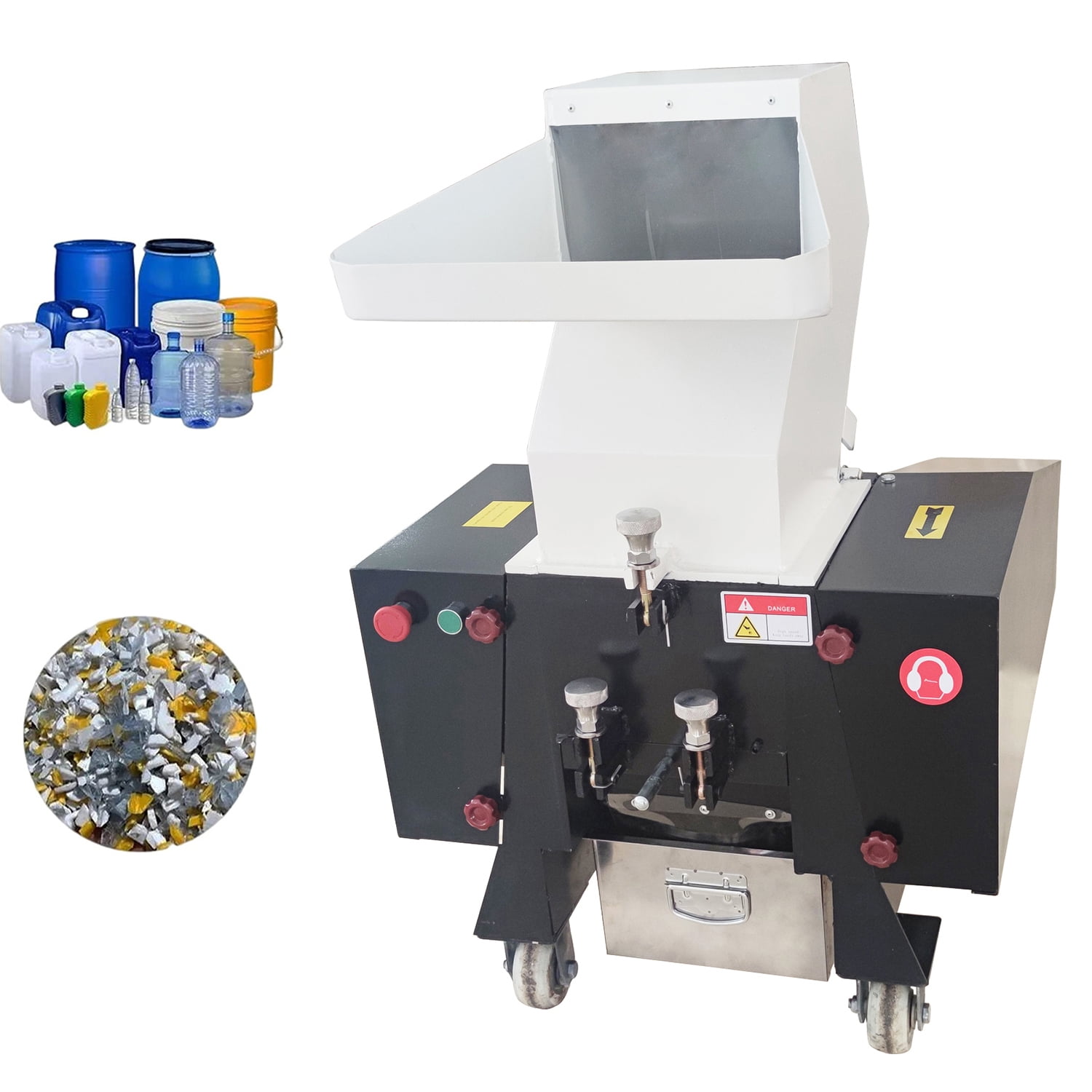 INTBUYING Type 250 Electric Plastic Shredder Plastic Bottle Crusher ...