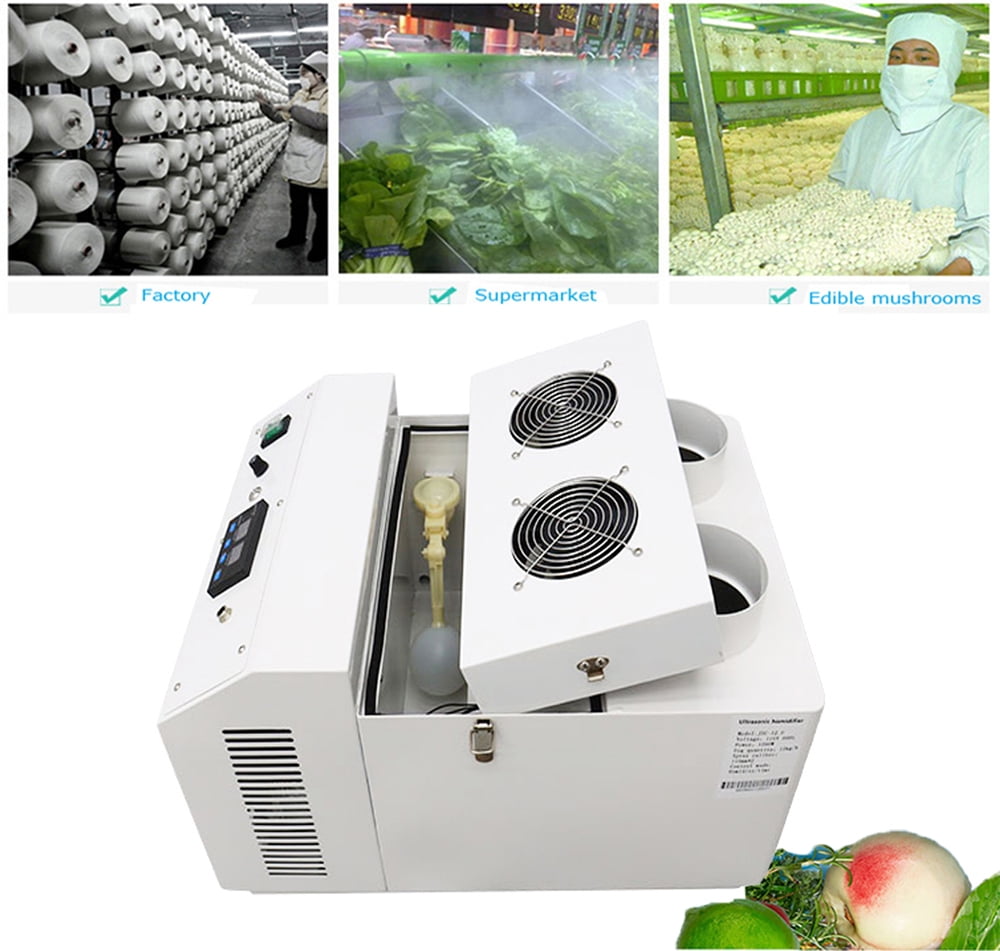 INTBUYING Ultrasonic Industrial Humidifier Cooler Sprayer Commercial ...