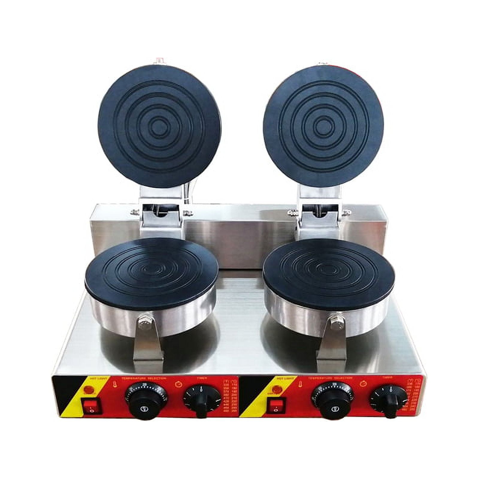INTBUYING Waffle Pancake Maker Machine Irons Dual Round Shaped for Home ...