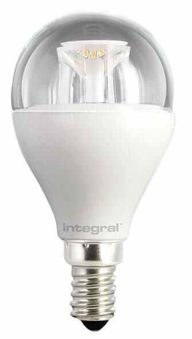 INTEGRAL LED - E14 6W (40W) LED Golf Ball Bulb, Warm White 470lm Non ...