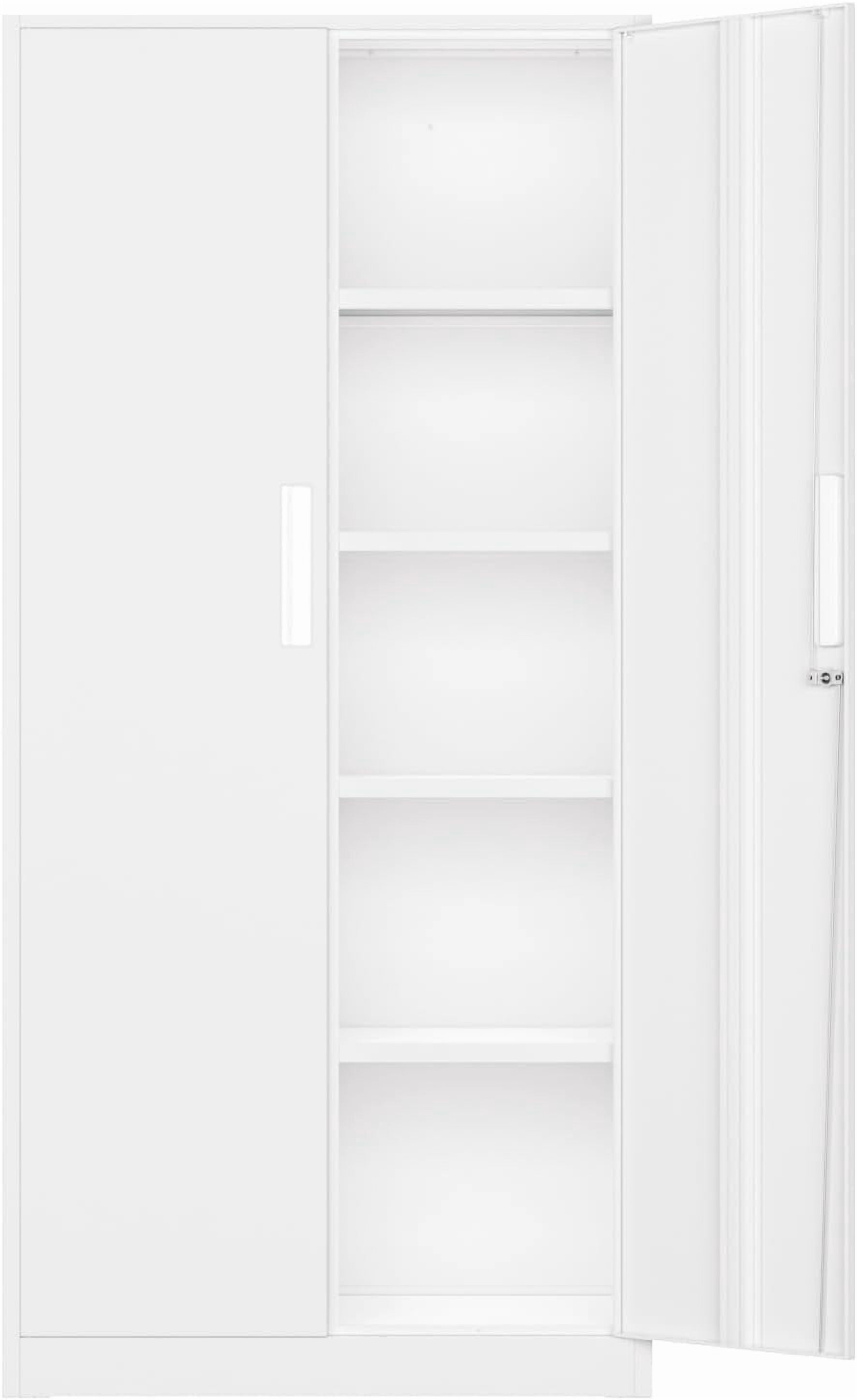 INTEGREAT Metal Storage Cabinet,71" Office Metal Cabinet with Locking ...