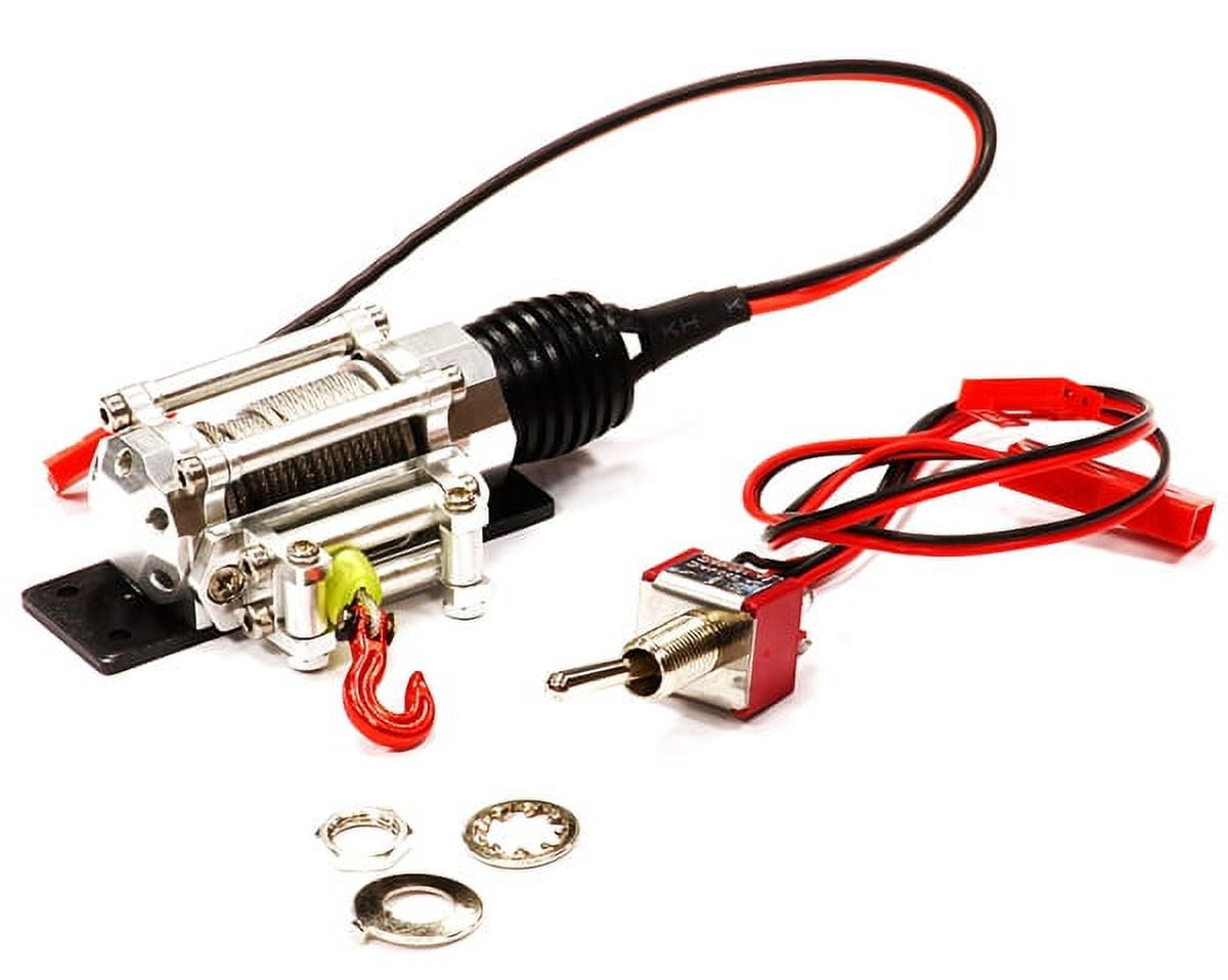 INTEGY C24659SILVER Realistic Power Winch 1/10 Rock Crawler INTC2938 ...
