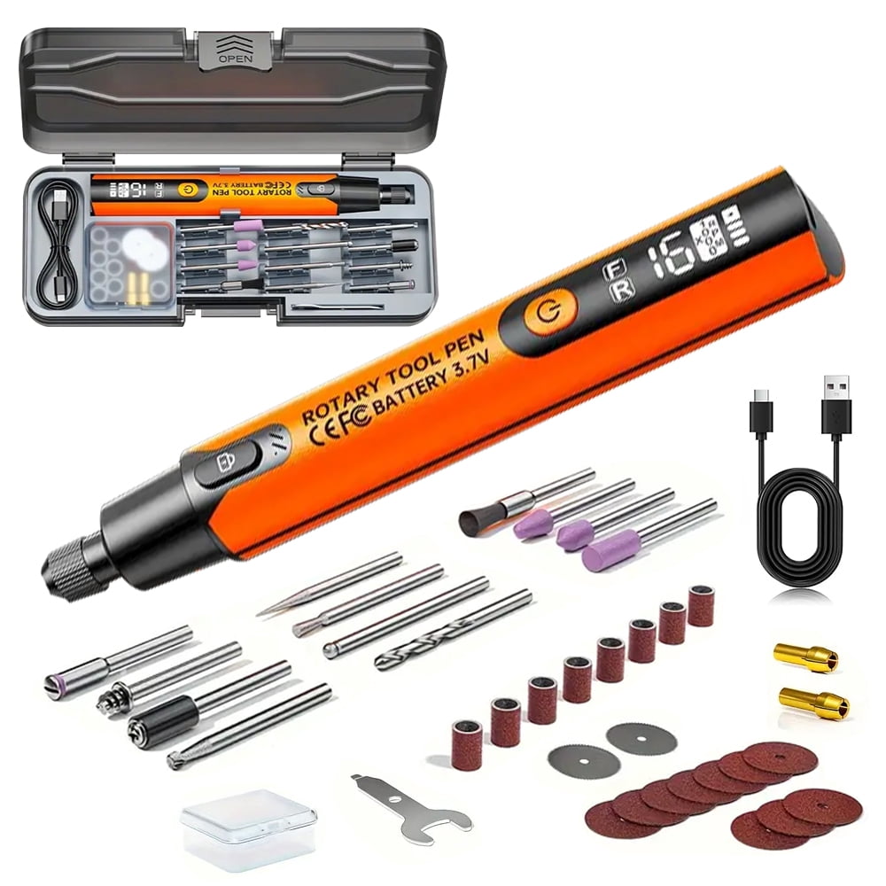 INTELIVE 16000RPM Electric Grinder Set with Storage Box, Rotary Tools ...