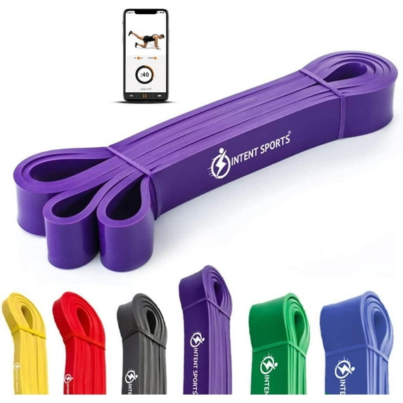 INTENT SPORTS Pull Up Assist Bands – Assistance and Resistance Bands ...