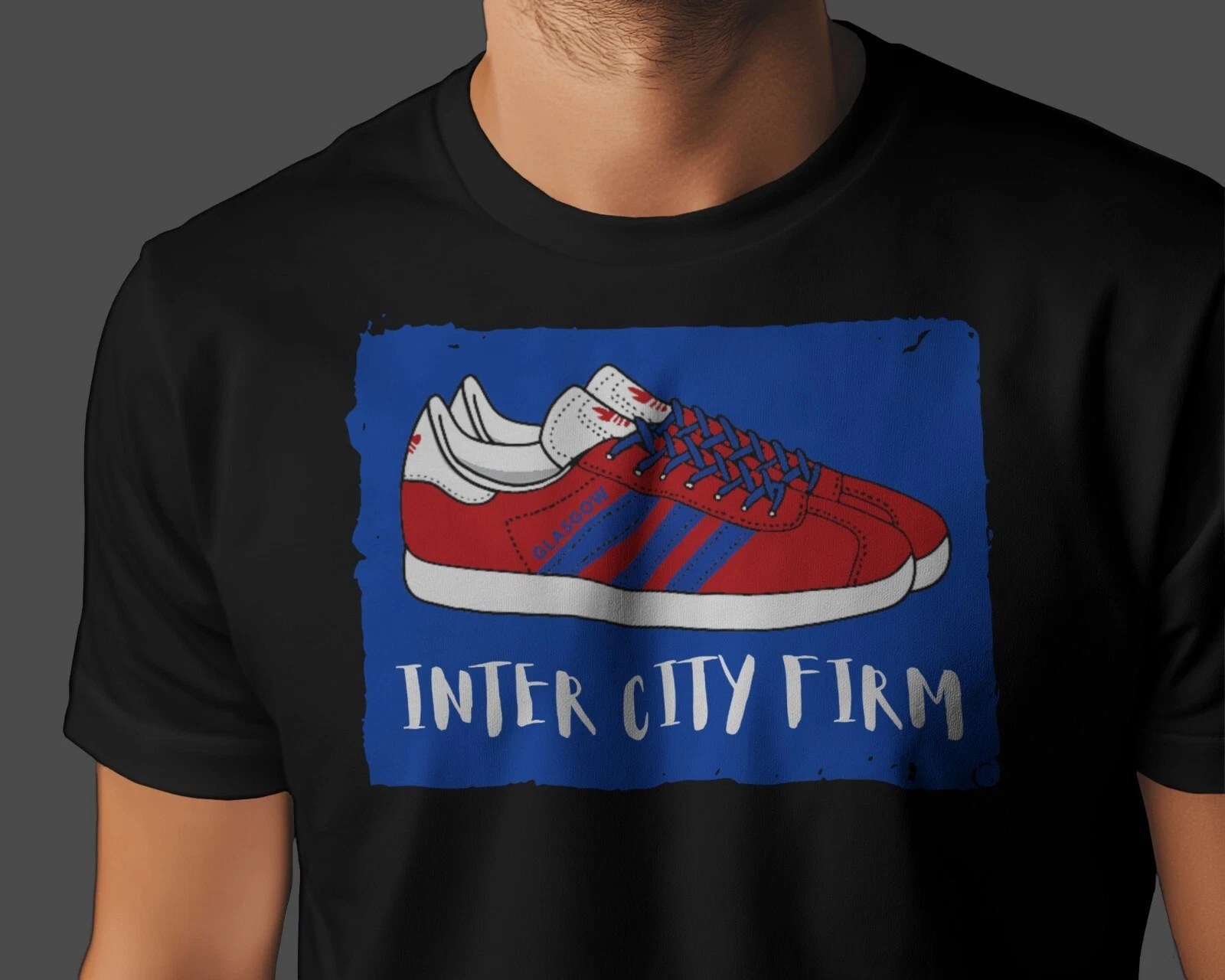 INTER CITY FIRM ICF Gazelle T Shirt | Glasgow Rangers Hooligans Union ...