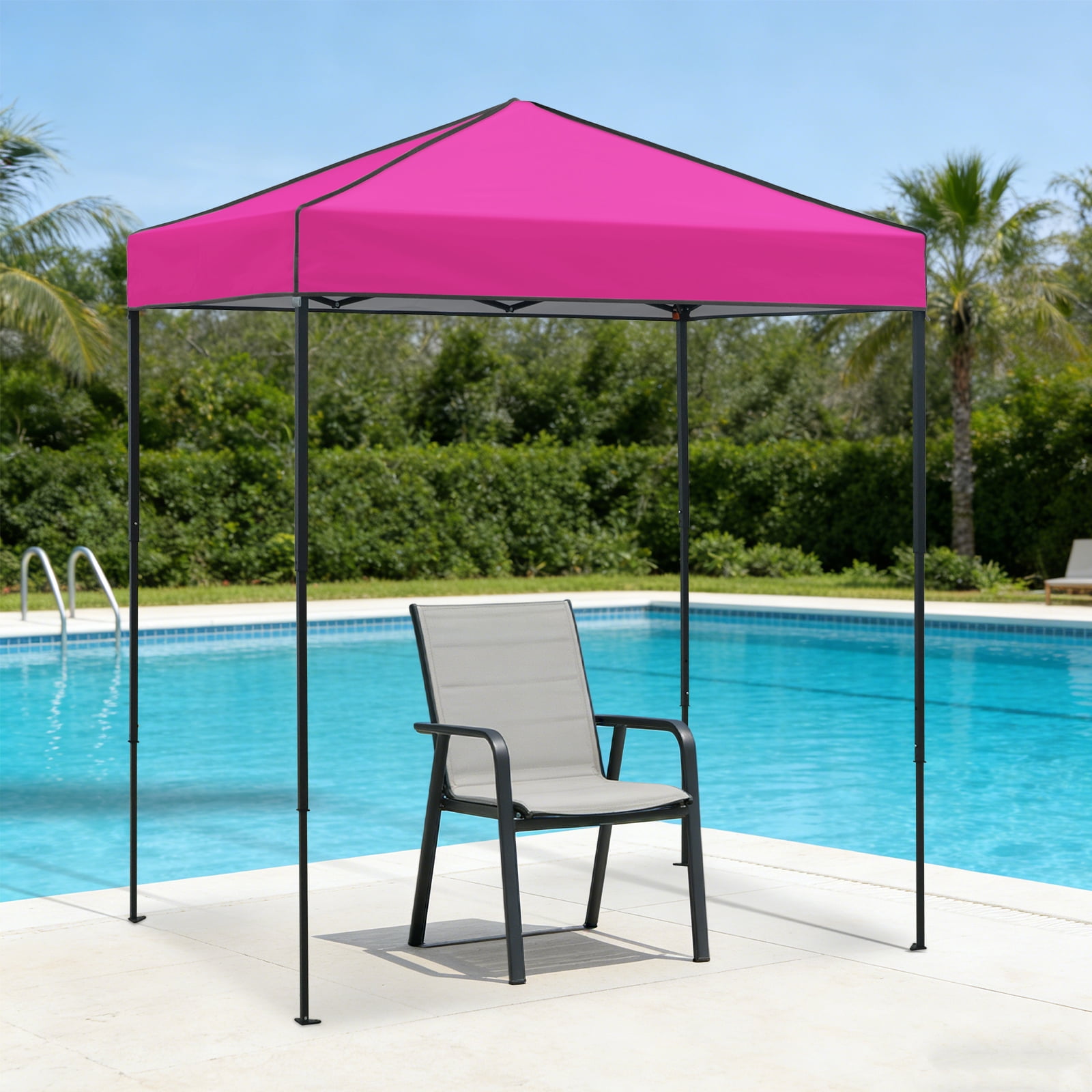 INTER HUT 6x4 Pop-up Canopy Tent, Portable Instant Sun Shelter with ...