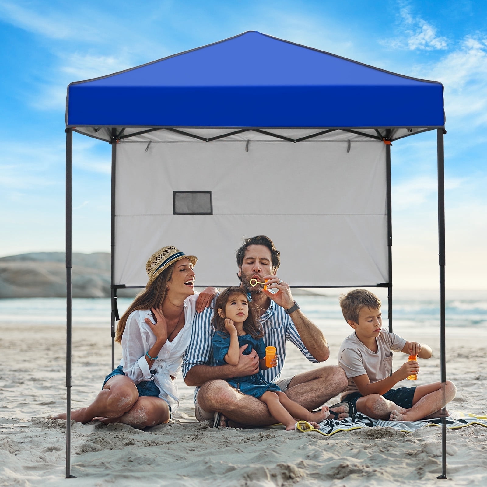 INTER HUT 6x4 Pop up Portable Canopy Tent, Instant Folding Sun Shelter ...