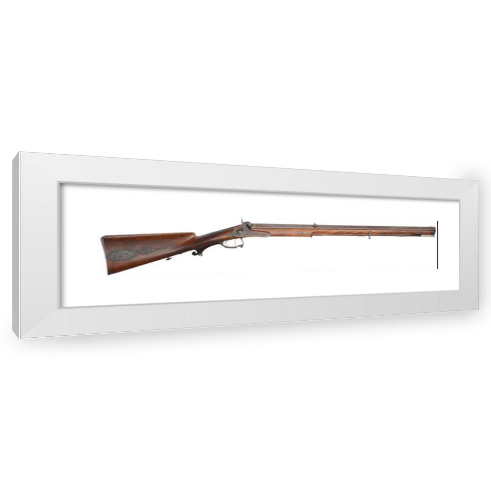 INTERFOTO 20x4 White Modern Wood Framed Wall Art Titled - A Hunting ...