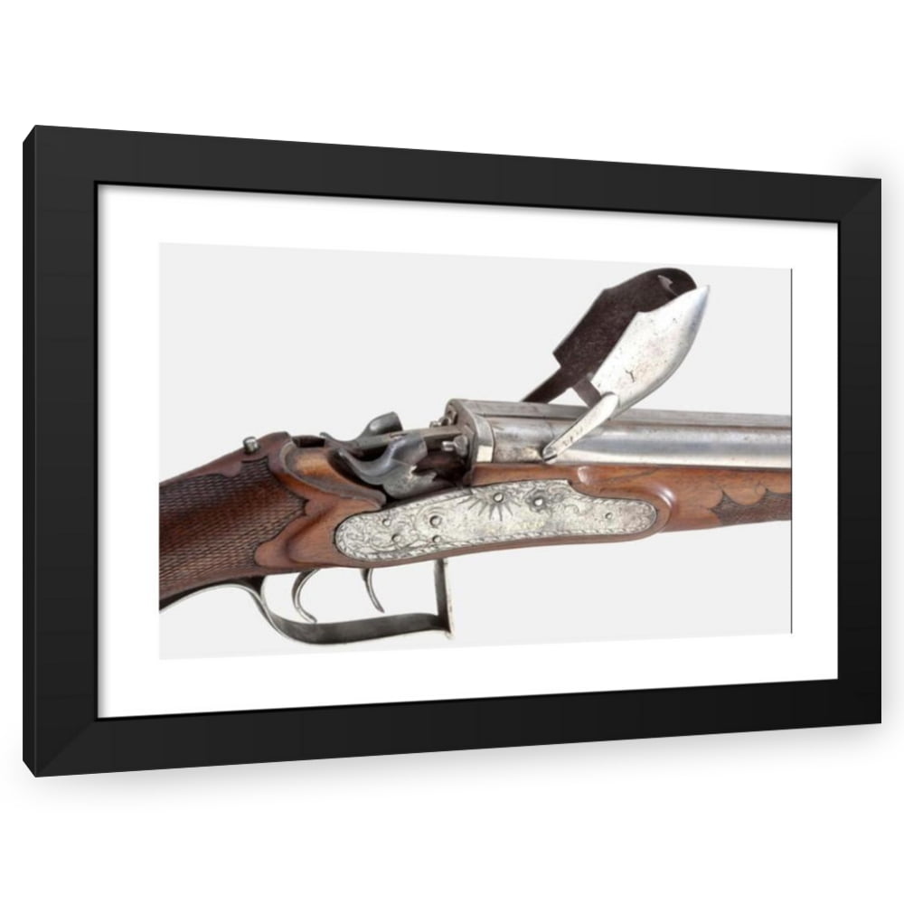 Interfoto 28x18 Black Modern Wood Framed Wall Art Titled Civil Long