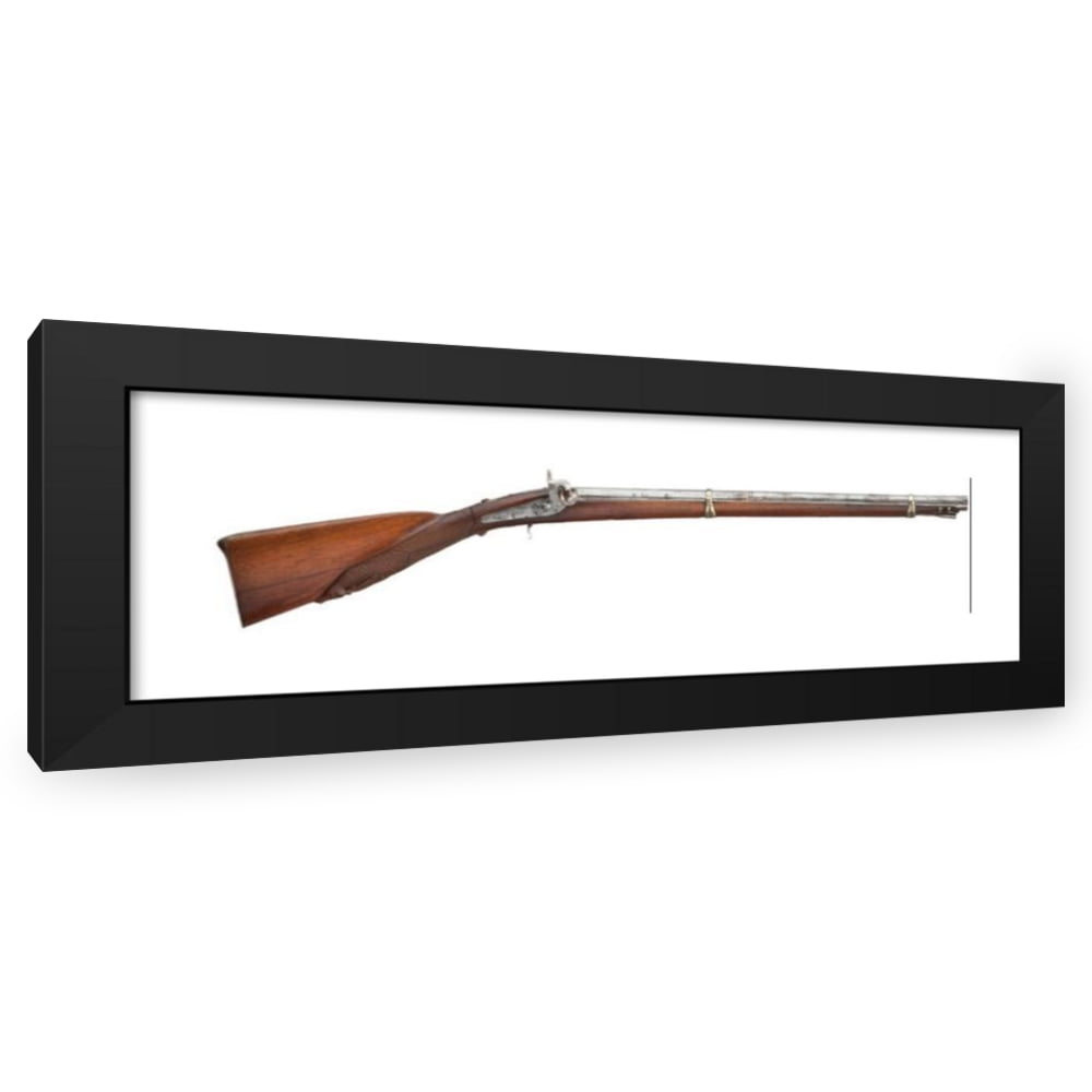 INTERFOTO 28x6 Black Modern Wood Framed Wall Art Titled - Civil Long ...