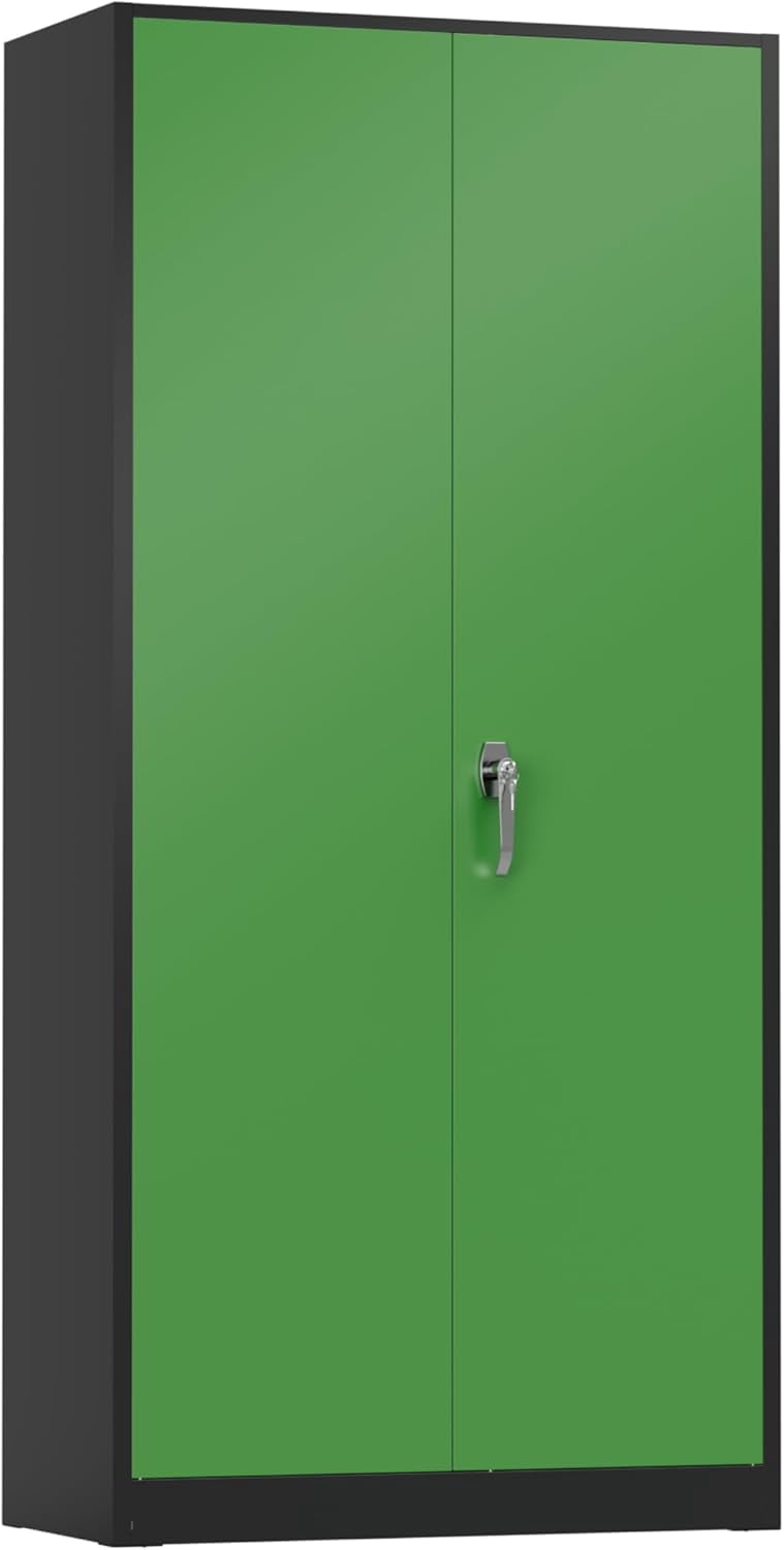 INTERGREAT Metal Storage Cabinet,72" Steel Lockable File Cabinet with ...