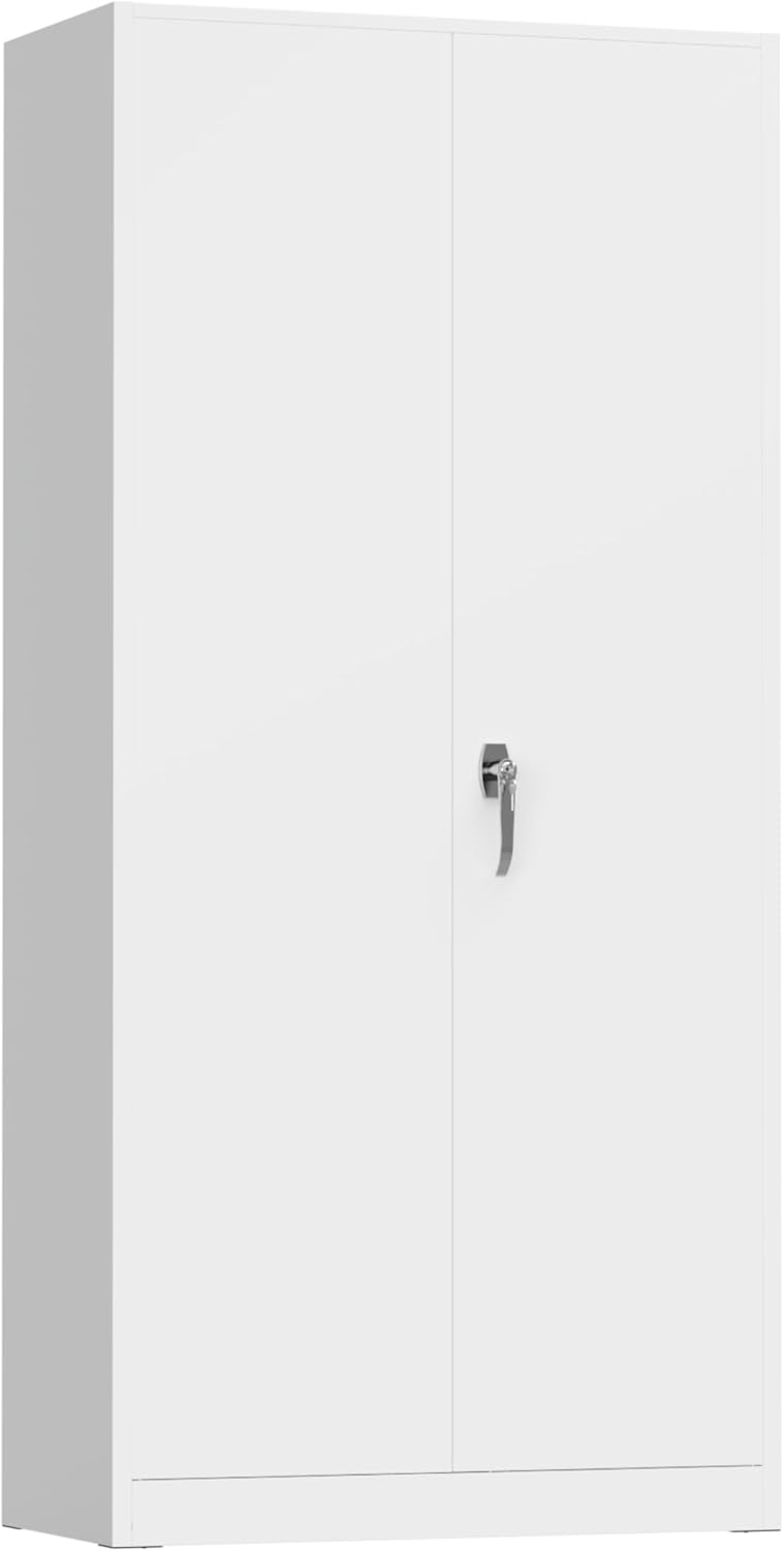 INTERGREAT Metal Storage Cabinet,72" Steel Lockable File Cabinet with ...