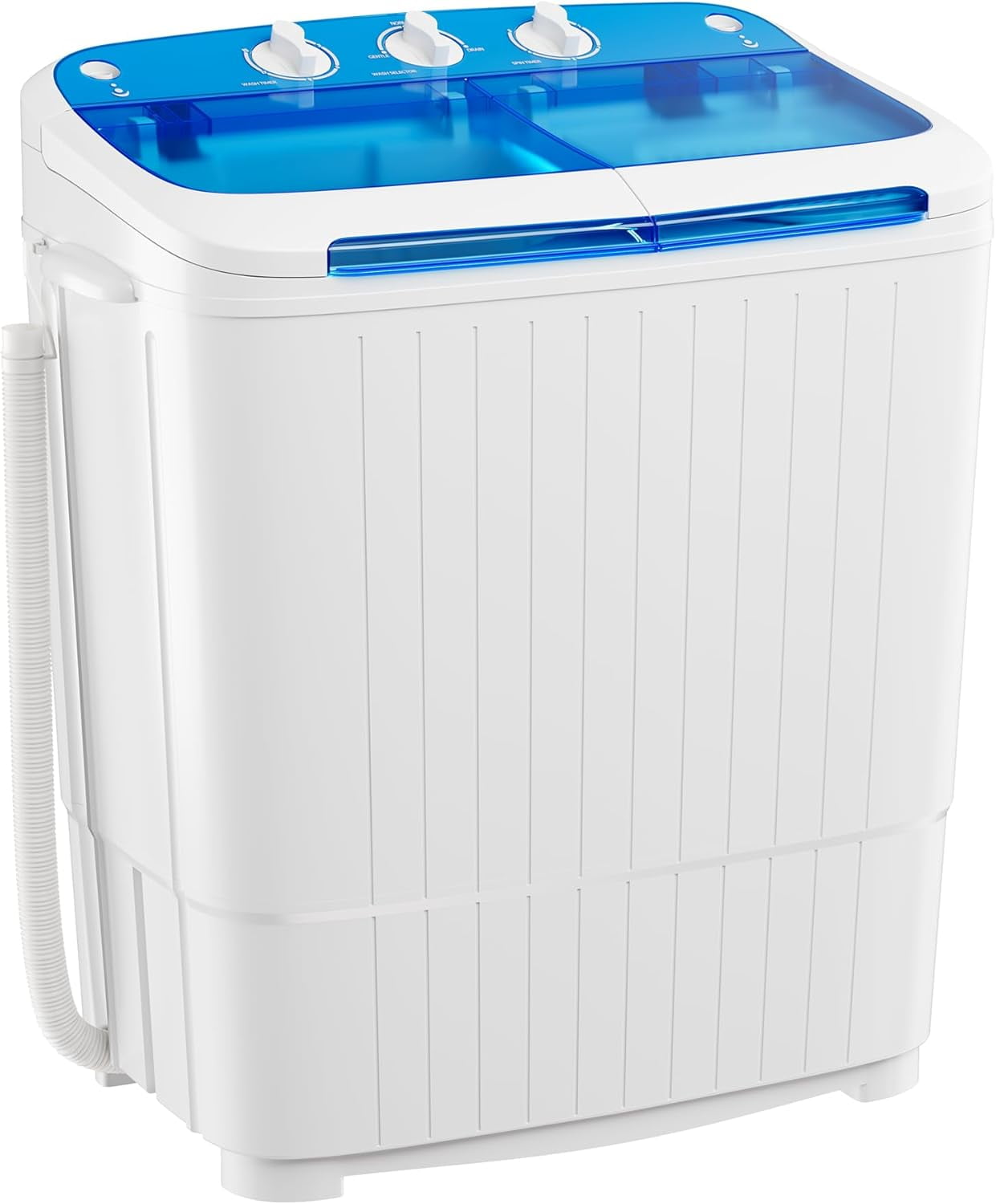 INTERGREAT Portable Waher and Dryer, 16lbs Mini Small Washing Machine Combo with Spin Dryer ...