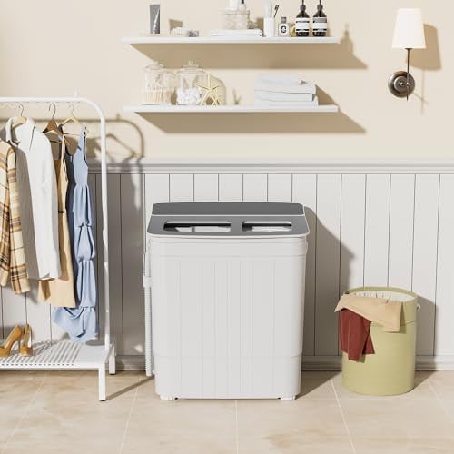 INTERGREAT Portable Washing Machine Mini 17.6 Lbs Compact Washer ...