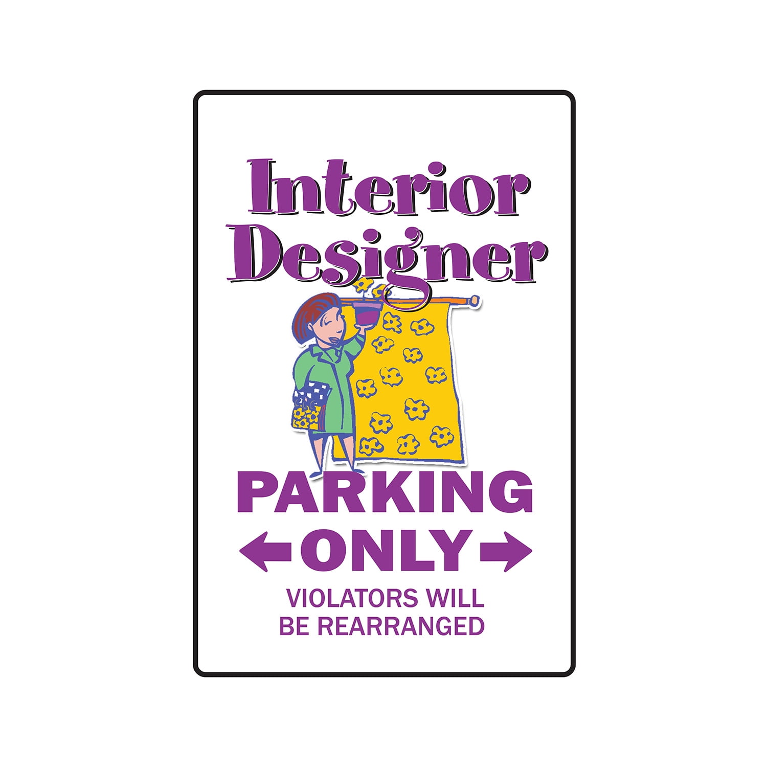 INTERIOR DESign Sign decorator asid deAluminum Sign | Indoor/Outdoor ...