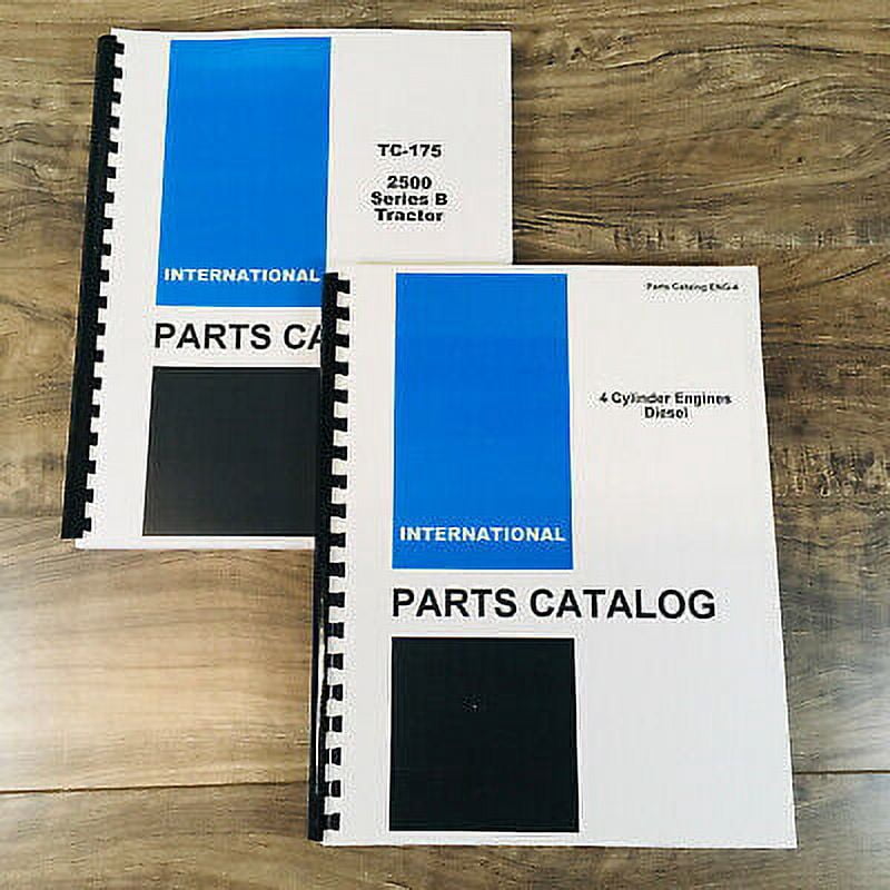 INTERNATIONAL 2505B 2510B 2514B DIESEL WHEEL TRACTOR PARTS MANUAL SET ...