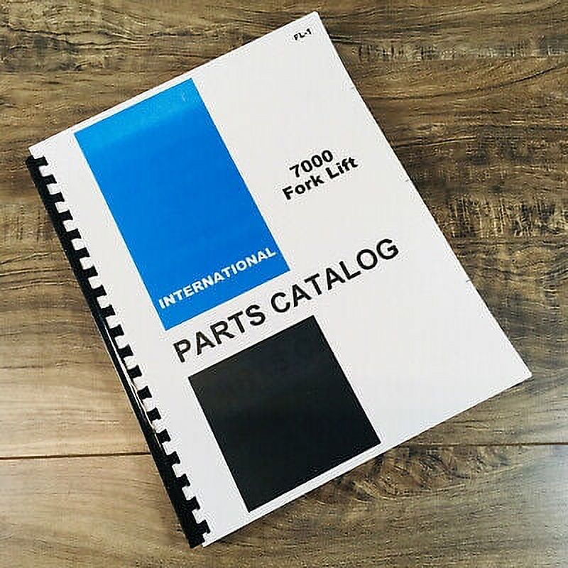 INTERNATIONAL 7000 FORKLIFT PARTS MANUAL CATALOG BOOK SCHEMATIC ...