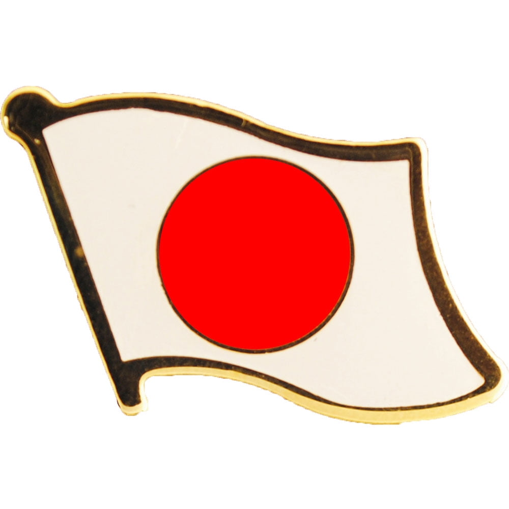 Japan Flag Pin - Officially Licensed Patriotic Japan Flag Logo Original ...