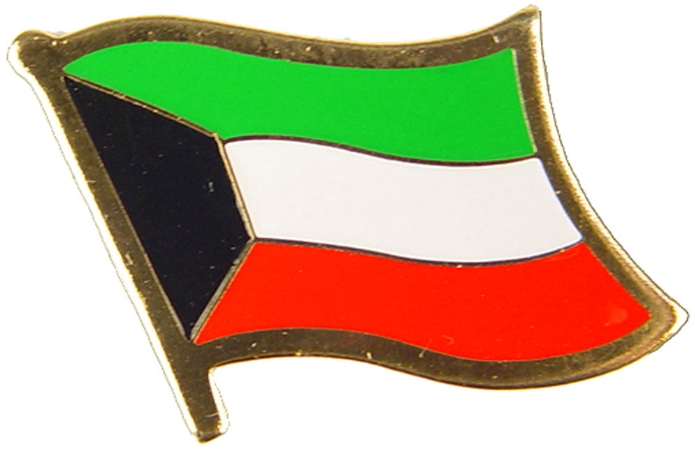 INTERNATIONAL FLAG "KUWAIT" PIN - Officially Licensed Patriotic Kuwait ...