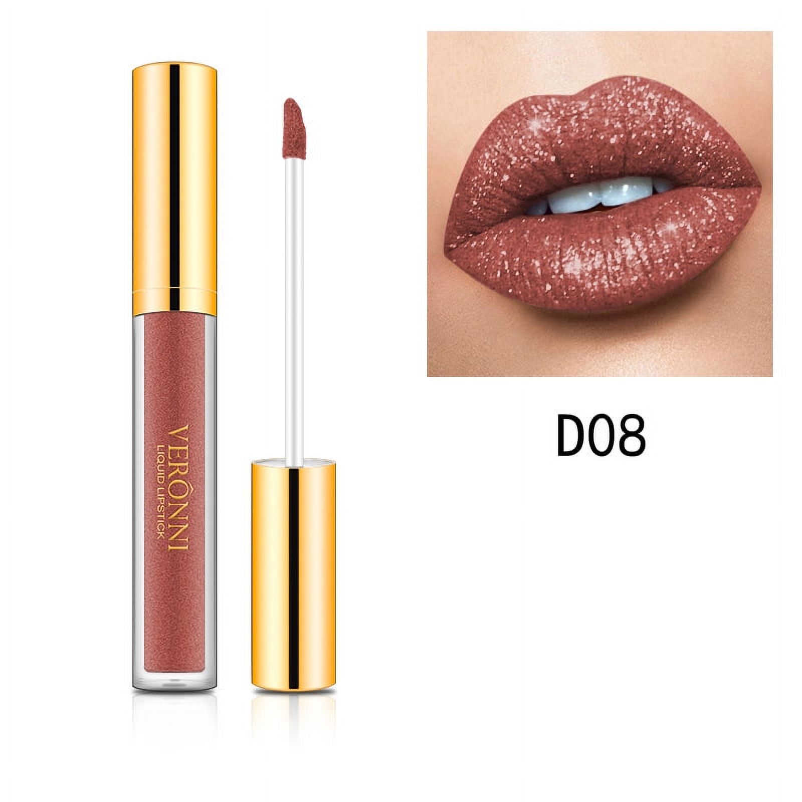 INTEROOKIE Diamond Phantom Shiny Matte Metal Lipstick - Walmart.com