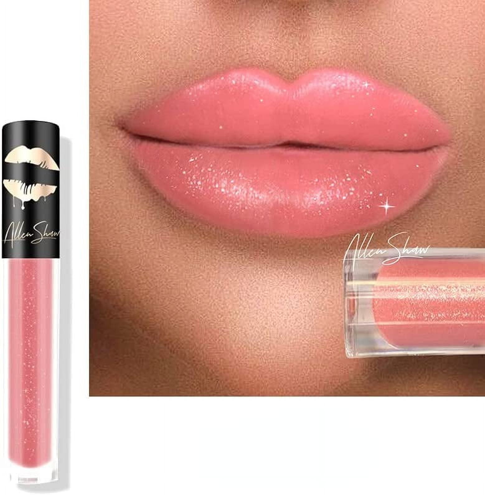 INTEROOKIE Lip Glaze Bling matte Lip Colo Lipstick Crystal Diamond Fine ...
