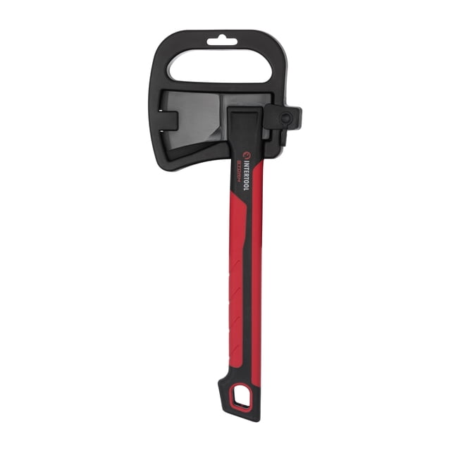 INTERTOOL Premium Hatchet, 14” Camp Axe for Wood Chopping with Shock ...