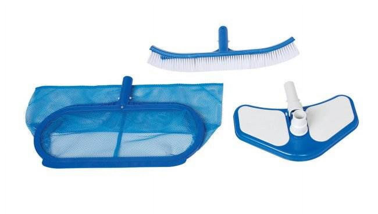 INTEX Deluxe Cleaning Maintenance Swimming Pool Kit w/ Vacuum Head ...