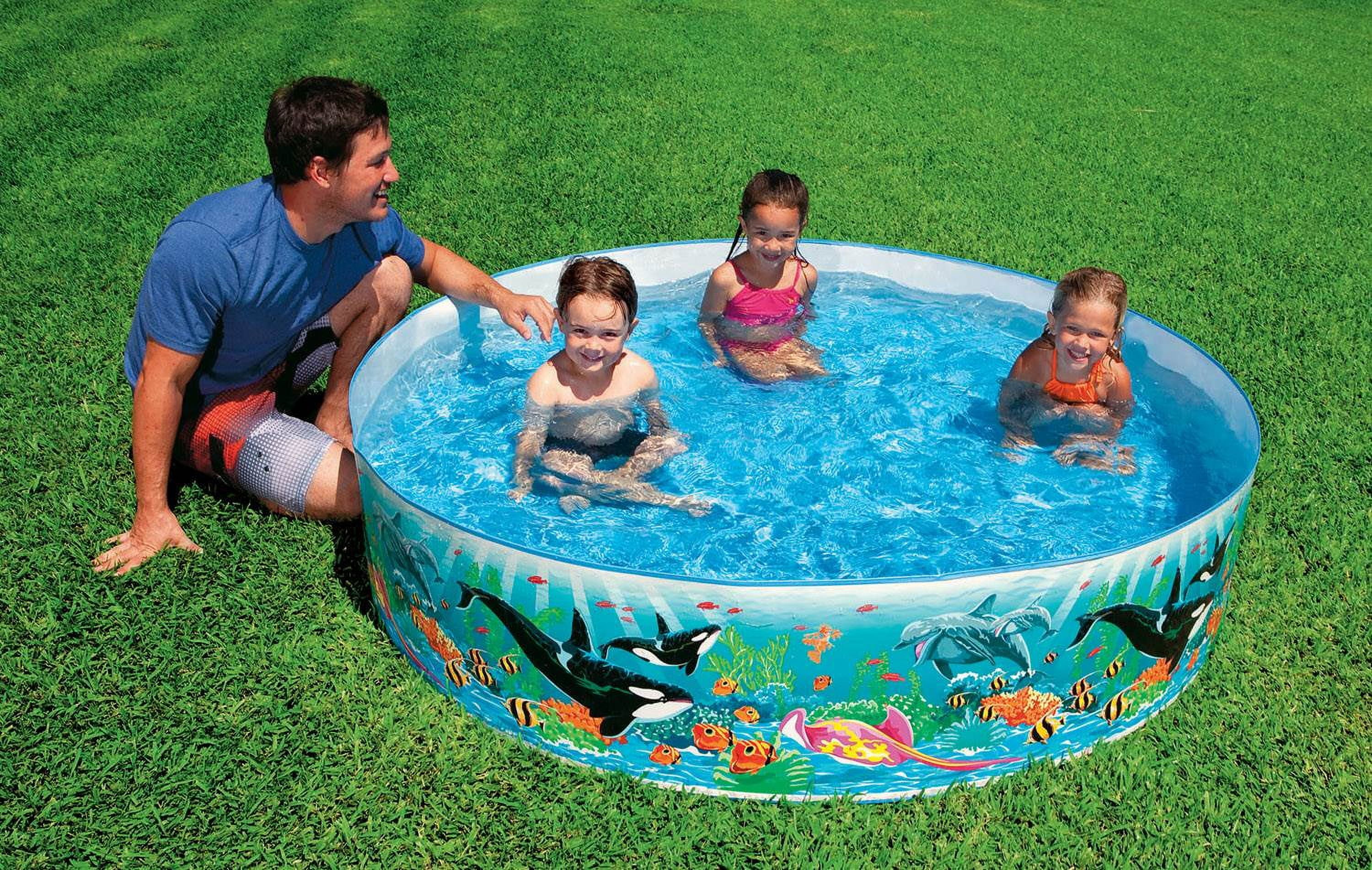 INTEX Ocean Coral Reef Snapset Instant Kids Childrens Swimming Pool ...