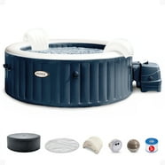 Intex PureSpa Plus Portable Inflatable Hot Tub Jet Spa & Medium Benches ...