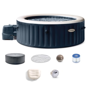 RELXTIME 4-6 Person Inflatable Hot Tub Pool Round Portable Outdoor Spa ...