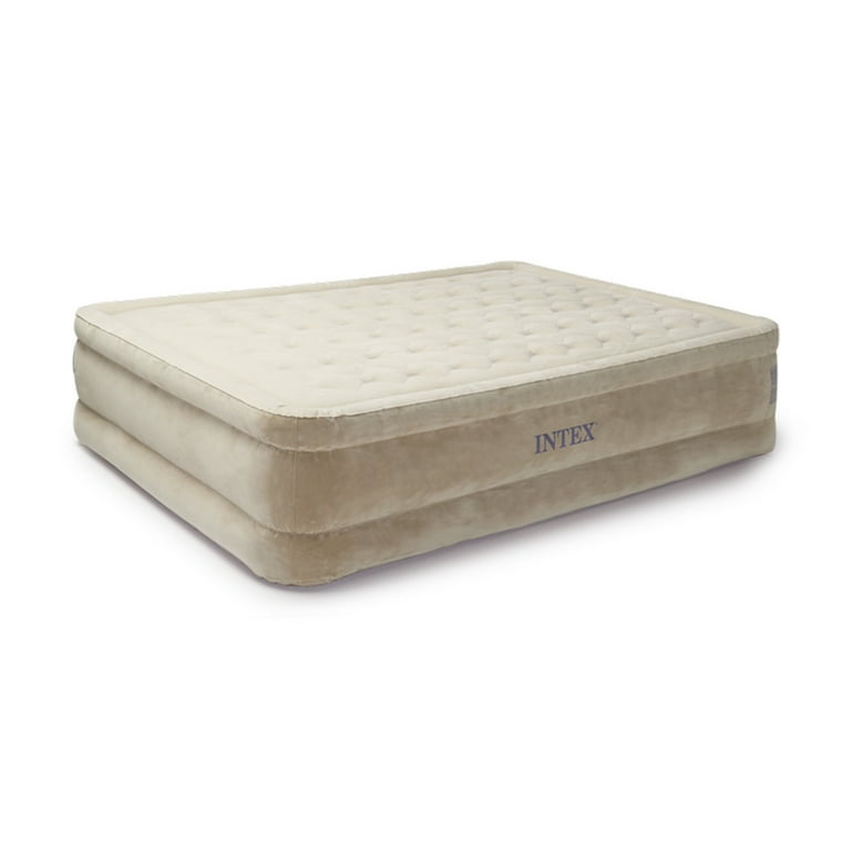 Intex Ultra Plush Inflatable Bed Air Mattress W/ Built-in