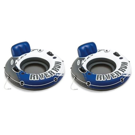INTEX River Run I Inflatable Water Floating Tubes - 2 Pack - Walmart.com
