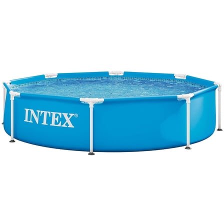 Summer Waves 15ft Round Active Frame Above Ground Pool with Metal ...