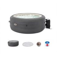 RELXTIME 4 Person Inflatable Spa Round Portable Blow up Hot Tub with ...