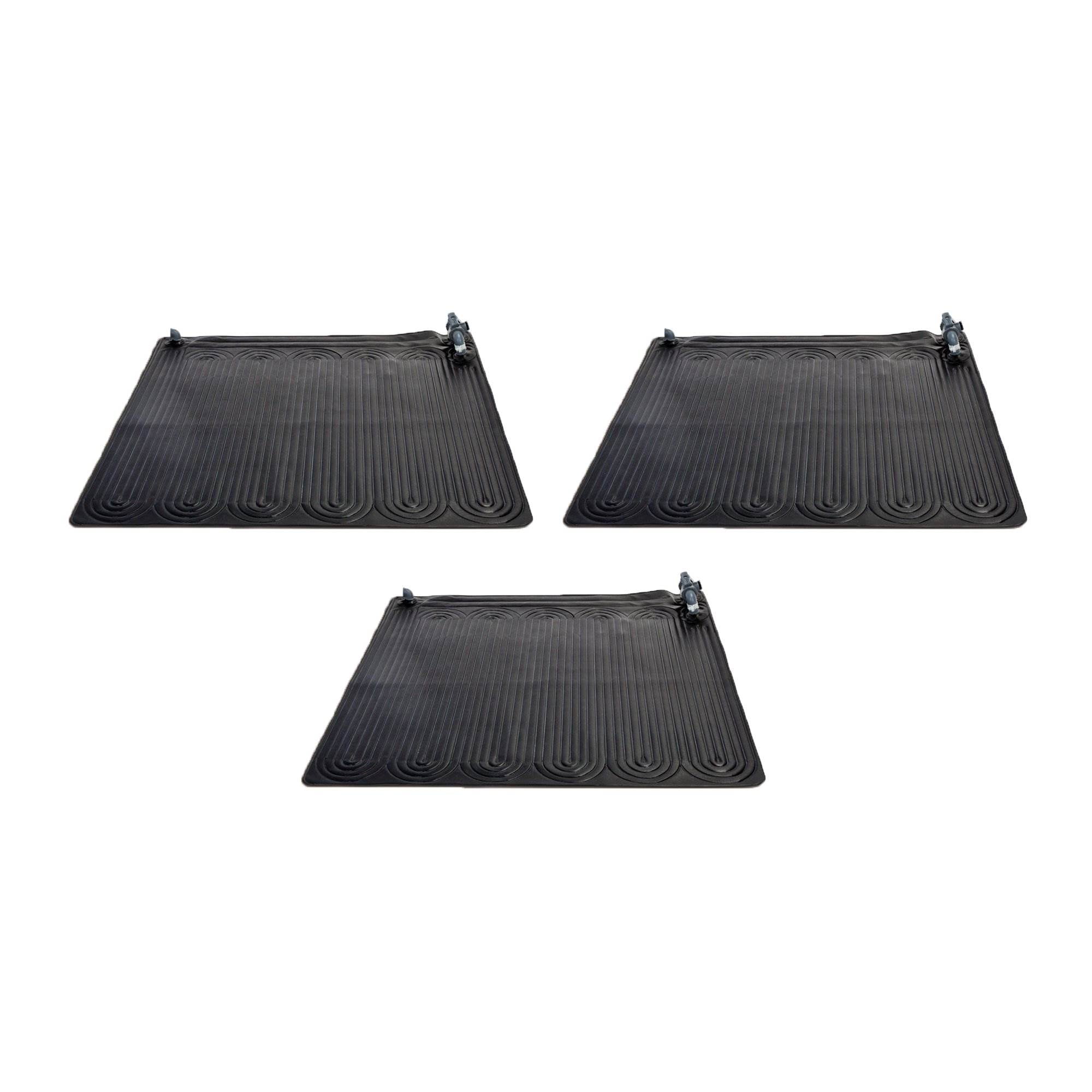 INTEX Solar Heater Mat for Above Ground Pools, Black, 3-Pack - Walmart.com