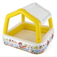 Open Box Intex Swim Center Inflatable Family Lounge Pool with built in ...