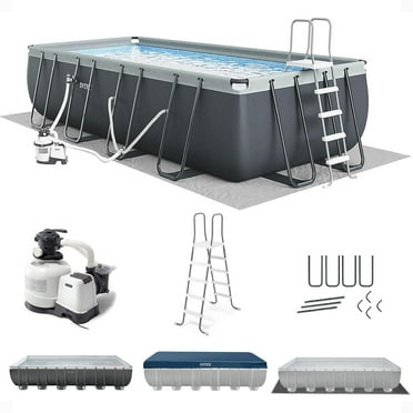 Intex 20' x 52" Ultra XTR Frame Above Ground Swimming Pool Set w/ Pump ...