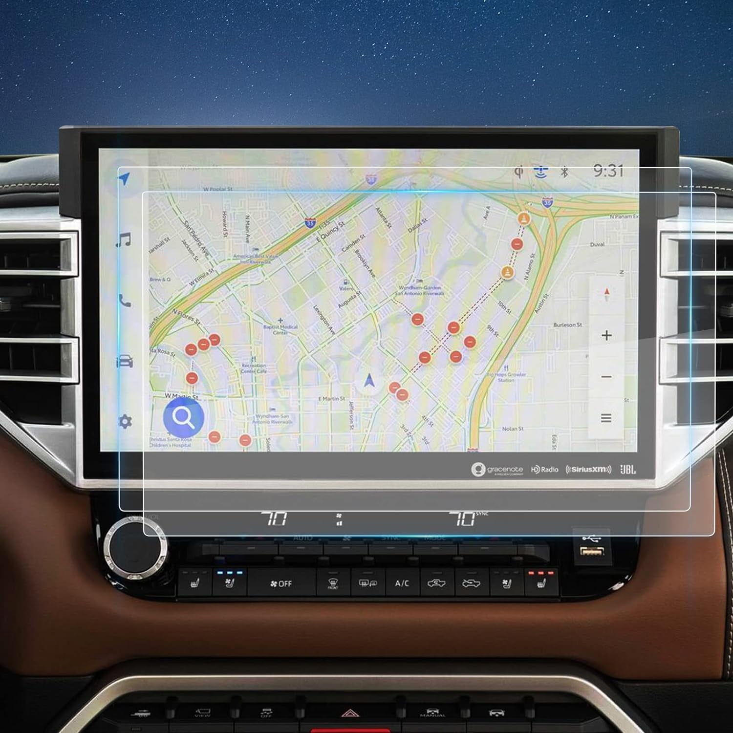 INTGET 14inch Screen Protector for Toyota Tundra Accessories 2022 2023 ...