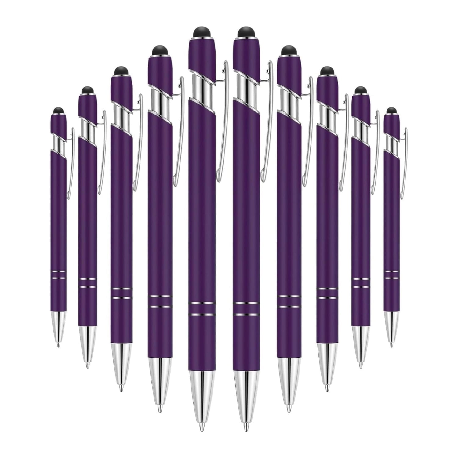 INTIGE 10 Pack Ballpoint Pens, 1 mm Ball Point Pen with Smooth Ink ...