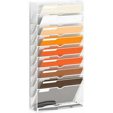 Tarifold PRO Wall Display Unit with 10 Display Pockets, Black - 20 ...