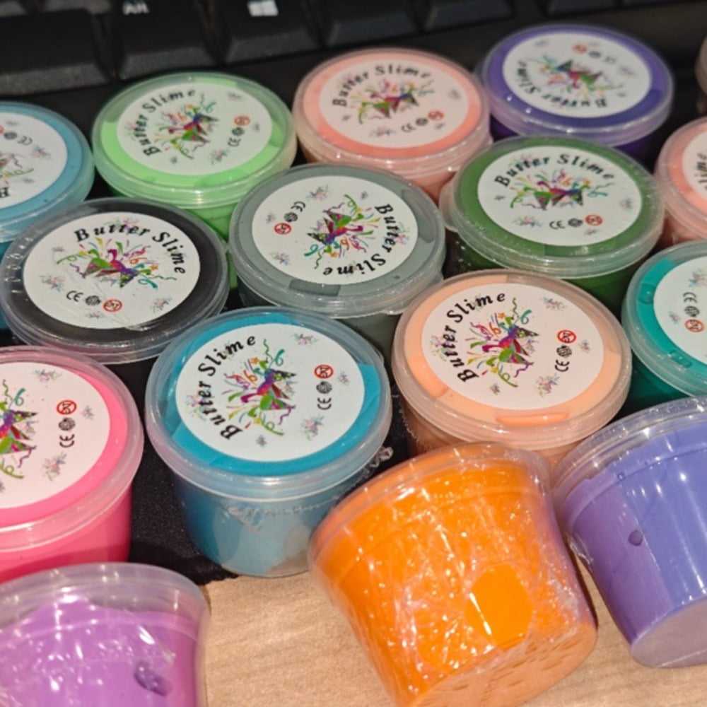 INTIGE 24/45 Pack Bucket Slime Set, 30ml Slime KIt, Stress-relieving ...