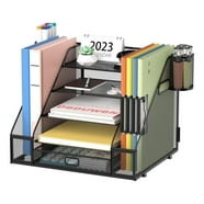 Lorell Mini Steel Wire Mesh Desktop Organizer - Walmart.com