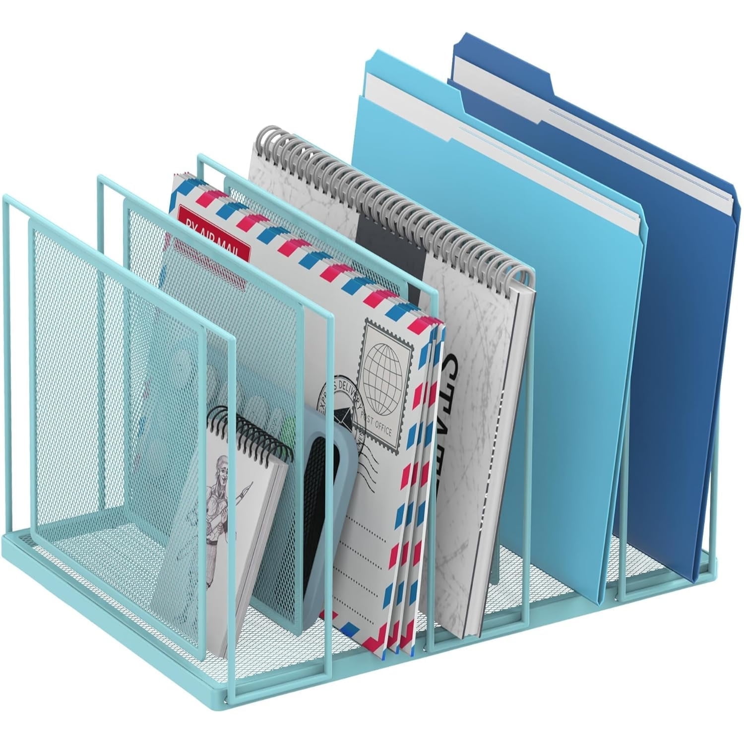 INTIGE Desktop File Sorter, Vertical File Folder, Mail Sorter Organizer ...