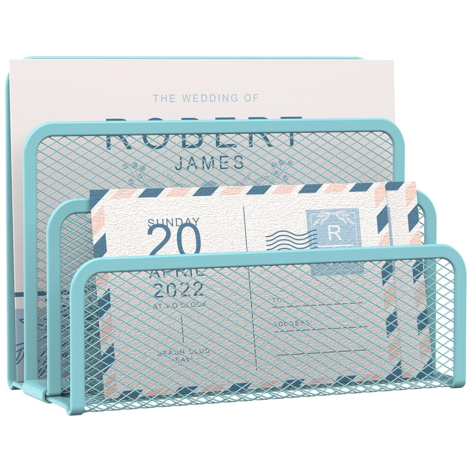 INTIGE Mail Organizer for Desk, Mail Holder Countertop with 3-Slot ...